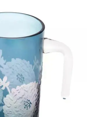 POLSPOTTEN Peony Glass Pitcher