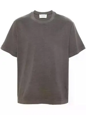 ATOMO FACTORY Distressed-finish Cotton T-shirt - Grey