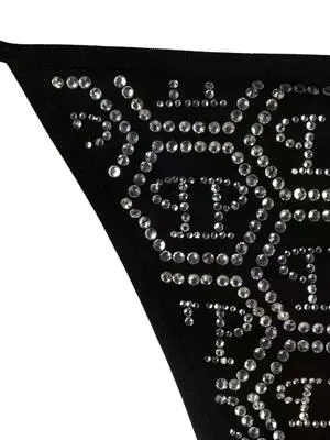Philipp Plein Rhinestone-embellished Logo Thong