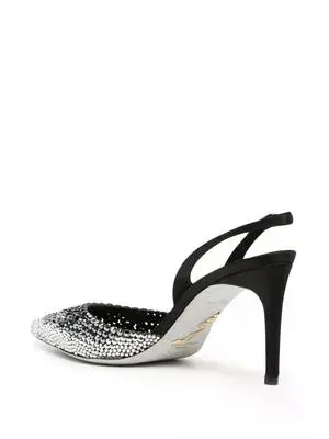 Rene Caovilla Jackie 70mm Crystal-embellished Slingback Pumps
