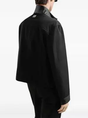 Dolce & Gabbana Leather-trimmed Bomber Jacket