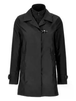FAY Virginia Morning Trench Coat - Black