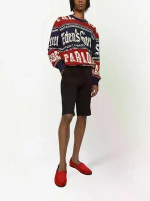 Dolce & Gabbana Knee-length Tailored Shorts With Pressed Crease