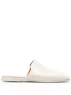 Marsèll Spatolona Leather Mules - Neutrals