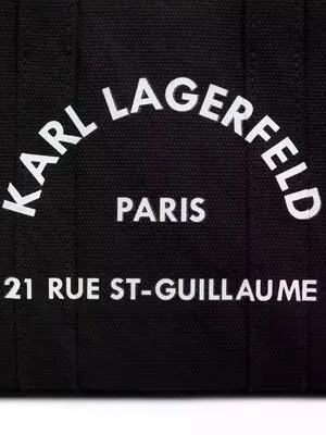 Karl Lagerfeld Rue St-guillaume Canvas Tote Bag