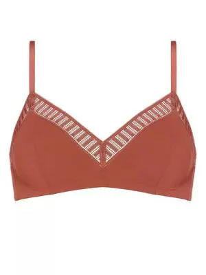 ERES Madeleine Graphic Triangle Bra - Brown