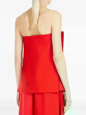 Sportmax Leather Strap Top