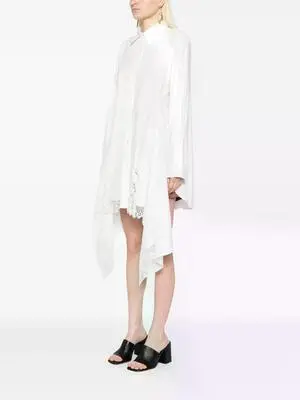Monse Lace Trim Shirt Dress