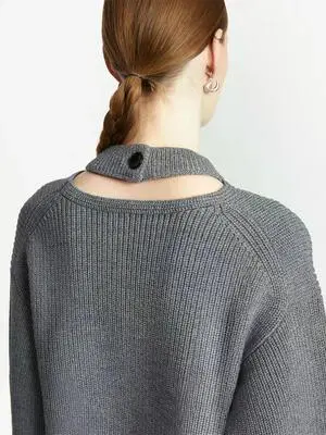 Proenza Schouler White Label Cashfeel Cut-out Detail Jumper