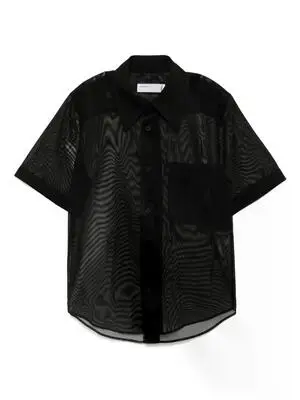 Toga High Twist Gauze Shirt - Black