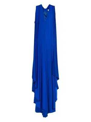 Talbot Runhof Cape-insert Gown
