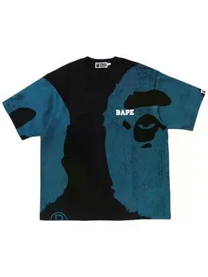 A BATHING APE Logo-print T-shirt - Black
