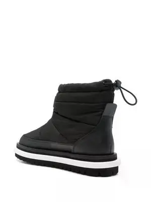 Tommy Hilfiger Padded Ankle Boots With Drawstring Fastening - Black