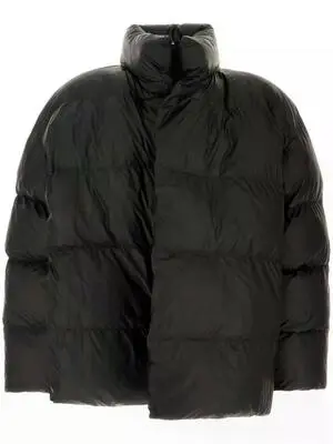Balenciaga Logo Print Puffer Jacket
