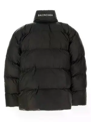 Balenciaga Logo Print Puffer Jacket