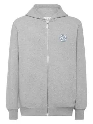 Philipp Plein Zip-up Hoodie - Grey