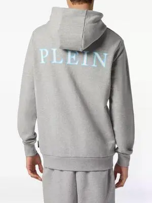 Philipp Plein Zip-up Hoodie - Grey