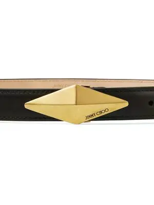 JIMMY CHOO Diamond Leather Belt