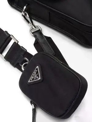 Prada Re-nylon Logo-plaque Messenger Bag
