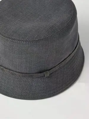 Brunello Cucinelli Monili Chain Detail Bucket Hat