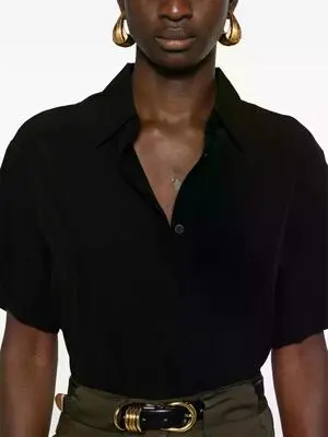Matteau Short-sleeve Silk Shirt