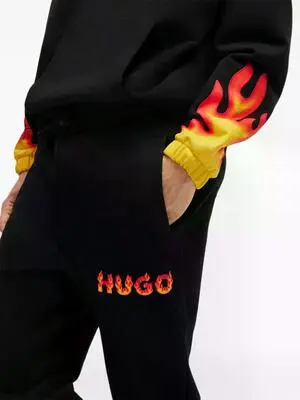 Hugo Mid-rise Straight-leg Track Pants