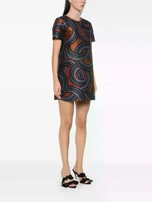 La DoubleJ Swing Mini Dress - Blue