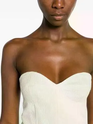 FORTE_FORTE Sweetheart Neck Cotton Crop Top
