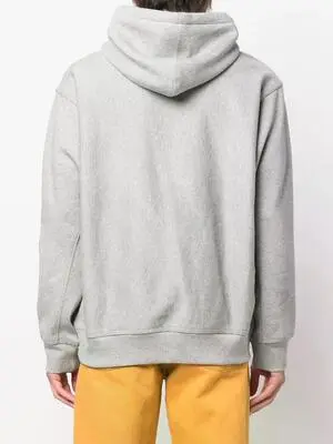 Carhartt Work In Progress Embroidered-logo Cotton Hoodie - Grey