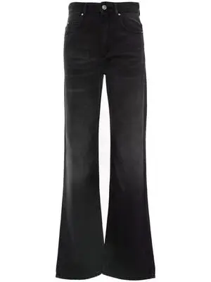 Isabel Marant Étoile Belvira Bootcut Jeans - Black