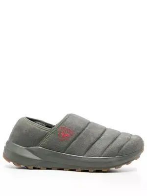 Rossignol Quilted Slip-on Slippers - Green