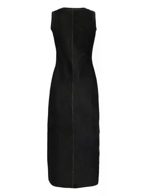 FENG CHEN WANG Sleeveless Denim Maxi Dress