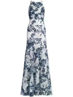 Silvia Tcherassi Chenoa Embellished Maxi Dress