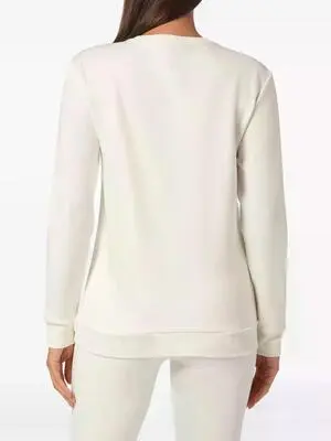 PLEIN SPORT Logo Embroidered Crew Neck Sweatshirt
