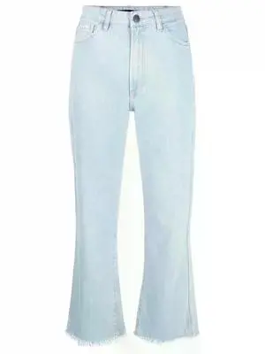 3x1 Raw Edge Hem Jeans For Women