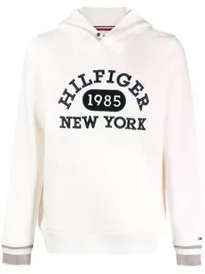 Tommy Hilfiger Embroidered-logo Cotton Hoodie