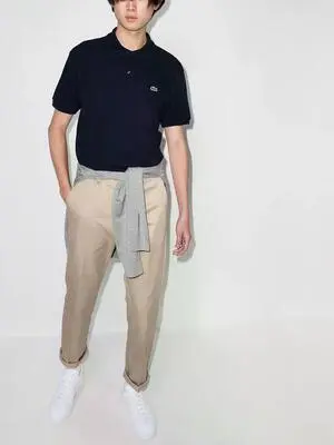 Lacoste Logo-patch Polo Shirt - Blue