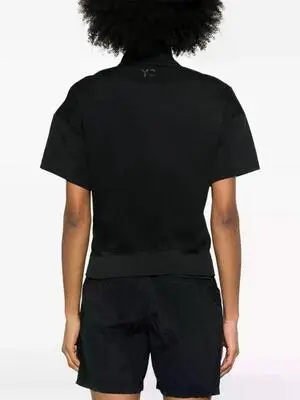 Y3 Technical Jersey Zip Up T-shirt