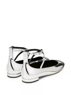 STUART WEITZMAN Ballerina Flats With Ankle Strap