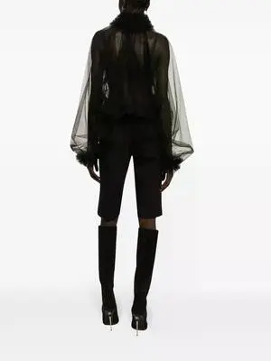Dolce & Gabbana Pleated Knee-length Tailored Shorts