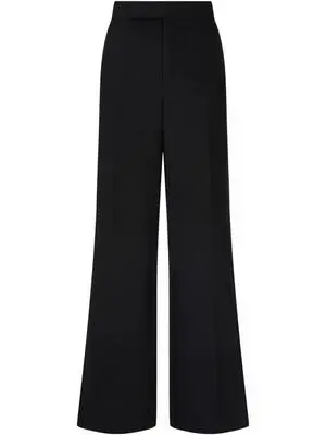 STUDIO TOMBOY Pressed-crease Palazzo Trousers - Black