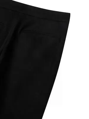 STUDIO TOMBOY Pressed-crease Palazzo Trousers - Black