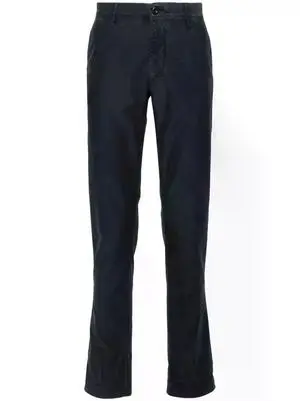 Incotex Logo-embroidered Trousers