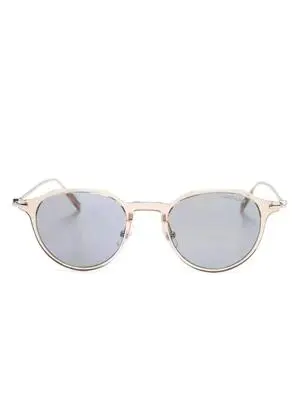 Montblanc Round-frame Sunglasses - Neutrals
