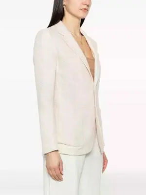 Ralph Lauren Hailey Basket-weave Blazer