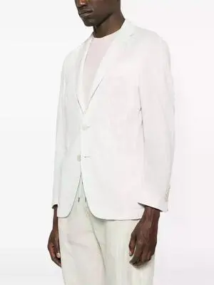 Eleventy Notched-lapels Bazer - Grey