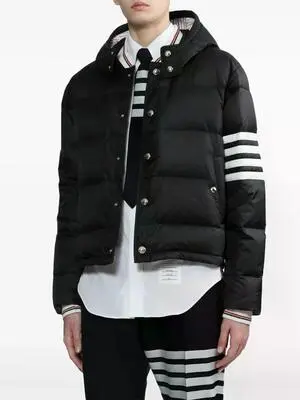 Thom Browne 4-bar Hooded Puffer Jacket