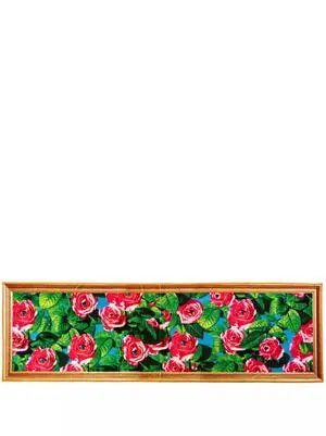 SELETTI Roses With Eyes Mat - Multicolour