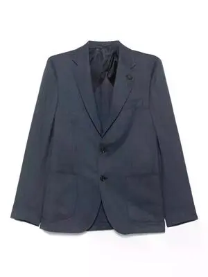 LARDINI Single-breasted Blazer - Blue
