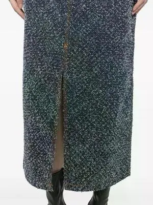 Stella McCartney Bouclé Denim Skirt